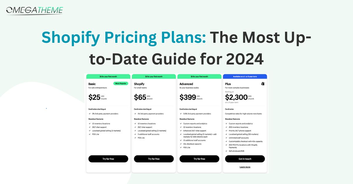 Shopify Pricing Plans: The Most Up-to-Date Guide for 2025 - OmegaTheme.com